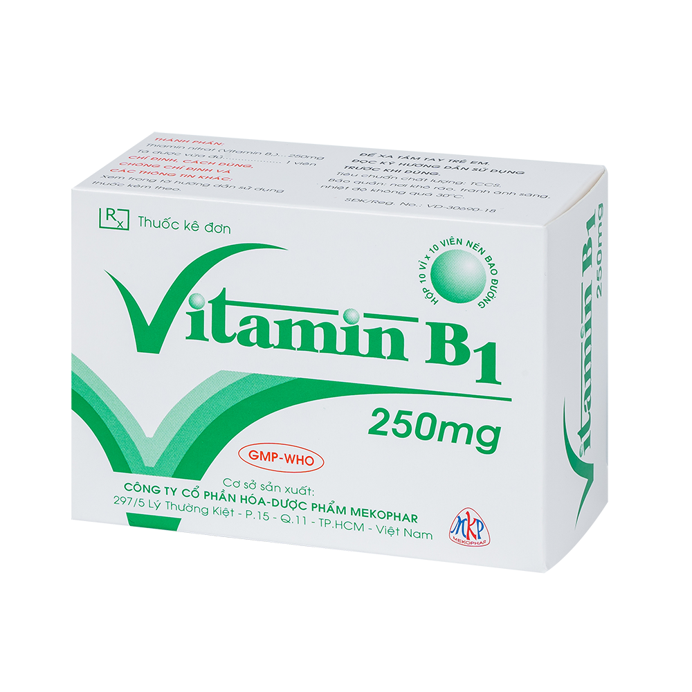 VITAMIN B1 250mg (H/100VBĐ) | CEVPharma GHCH Kim cương - Vimedimex