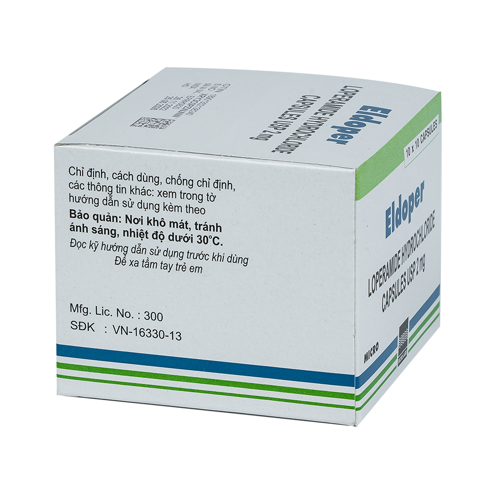 Eldoper (Thùng x 150 hộp x 10 vỉ x 10 viên) | CEVPharma GHCH Kim cương ...