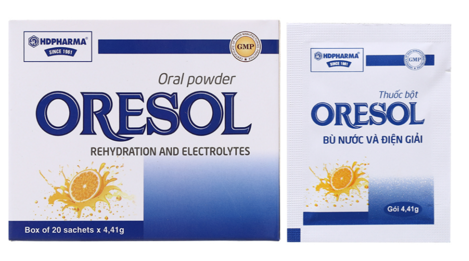 Oresol Hộp 20 gói x 4.41g HDPHARMA | CEVPharma GHCH Kim cương - Vimedimex