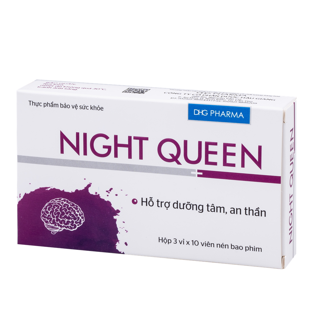 Night Queen Hộp 3 vỉ x 10 viên DHG | CEVPharma GHCH Kim cương - Vimedimex