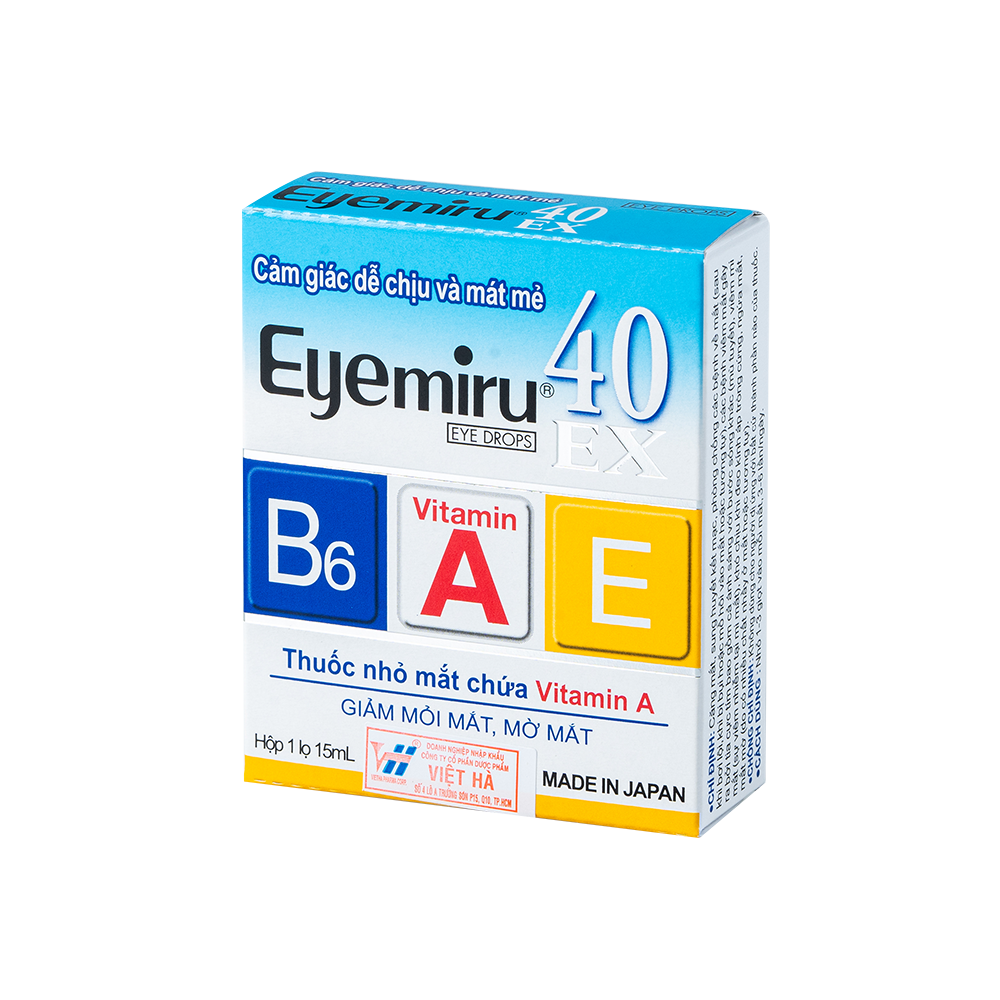 EYEMIRU 40EX Thuốc Nhỏ Mắt Hộp/1 lọ 15ml Sophartex | CEVPharma GHCH Kim ...